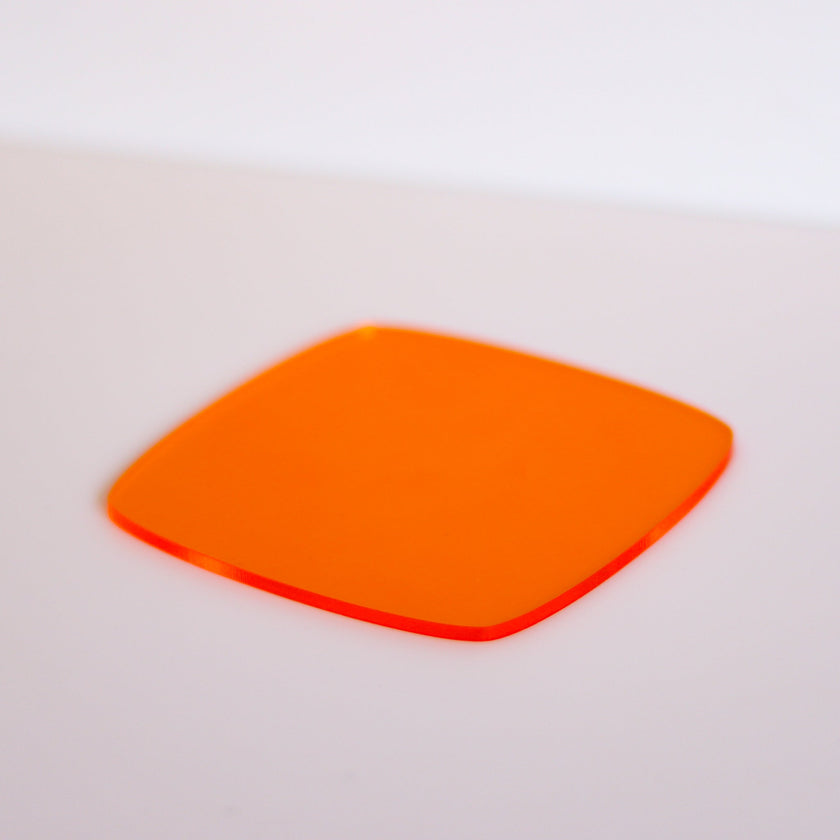 1/8" Transparent Amber Cast Acrylic Sheets – Lasered By The Creek