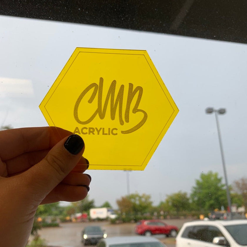 1/8" Transparent Yellow Cast Acrylic Sheets | 2208 Transparent ...